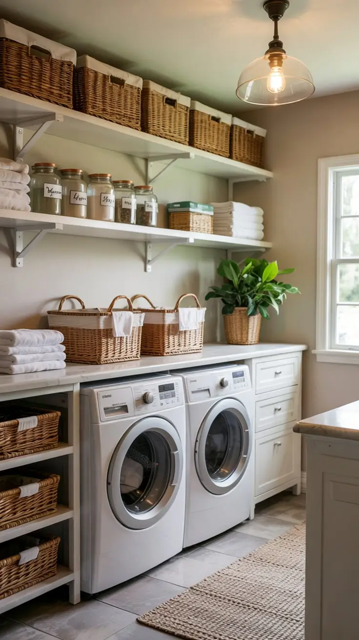 Laundry Room Organization Ideas 2026 – Modern Storage, Shelves & Space ...