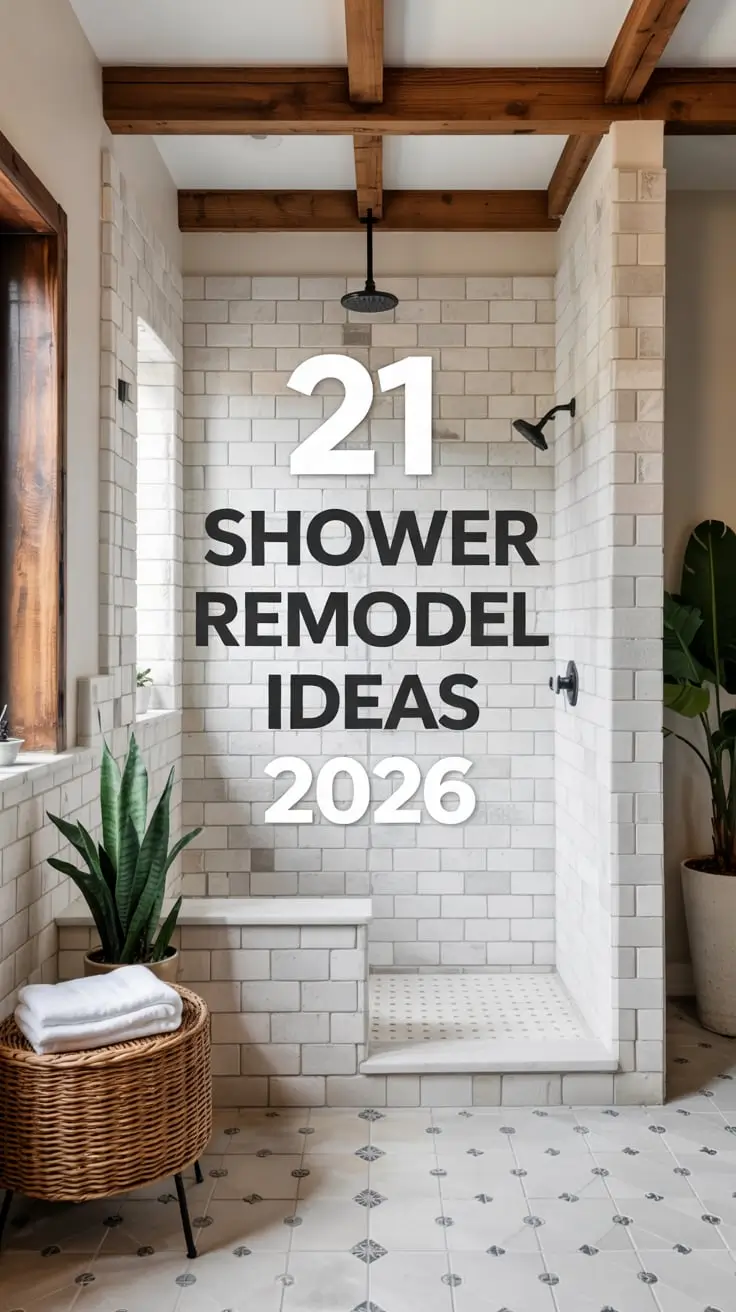 Shower Remodel Ideas 2026 for Every Bathroom Style | Tile, Walk-In ...